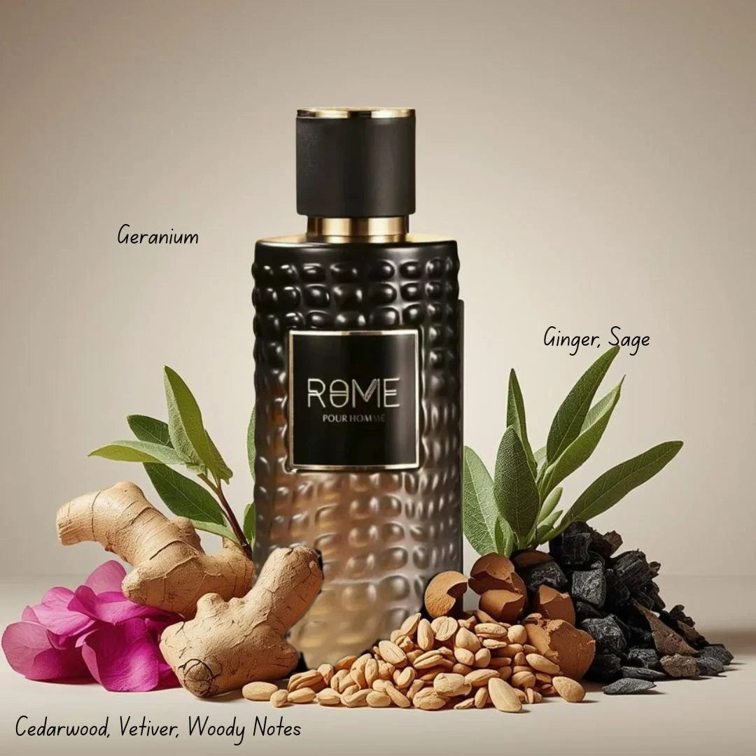 Rome Pour Homme Eau De Parfum Spray 100ml (3.4 oz) by Mast Perfume ...