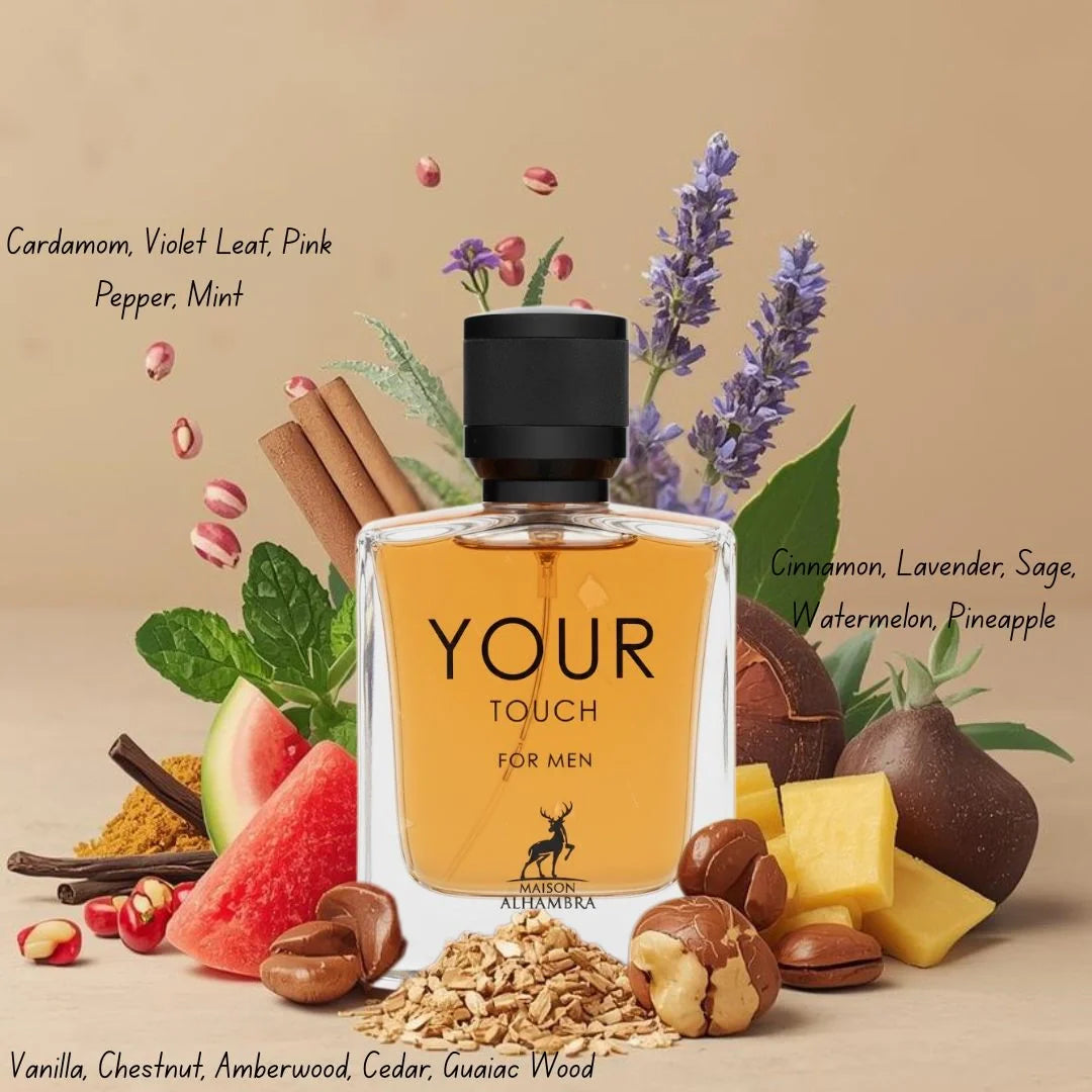 Your Touch Eau de Parfum Spray 100ml (3.4 oz) by Maison Alhambra ...