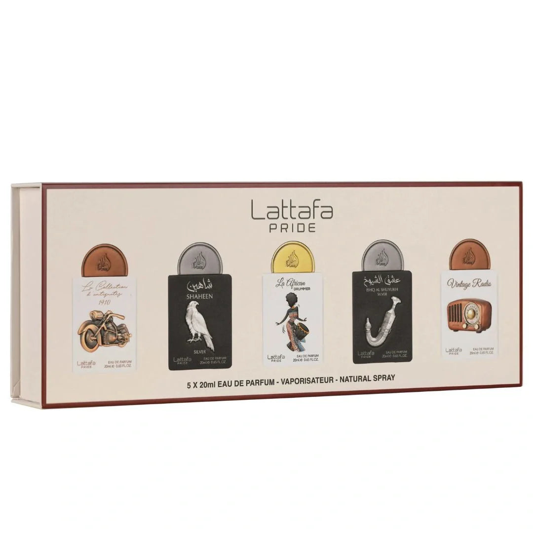 Lattafa Pride Eau de Parfum Gift Set Collection No.5 (5 x 20ml ...